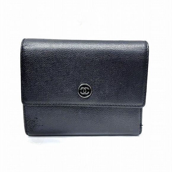 CHANEL | Bags | Chanel Coco Button Trifold Wallet | Poshmark